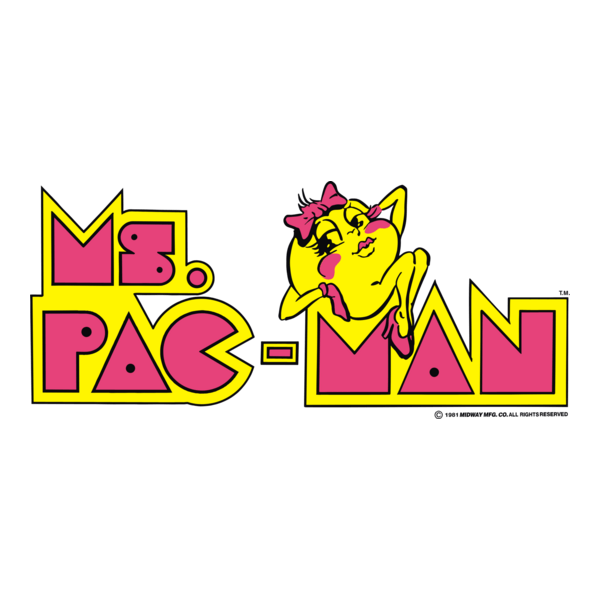 Ms. Pacman Logo PNG Vector (SVG) Free Download