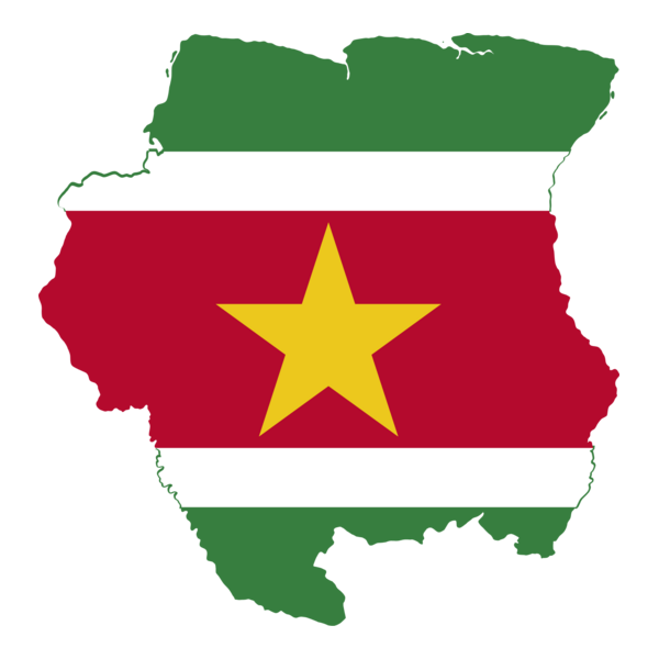 Flag map of Suriname Logo PNG Vector (SVG) Free Download
