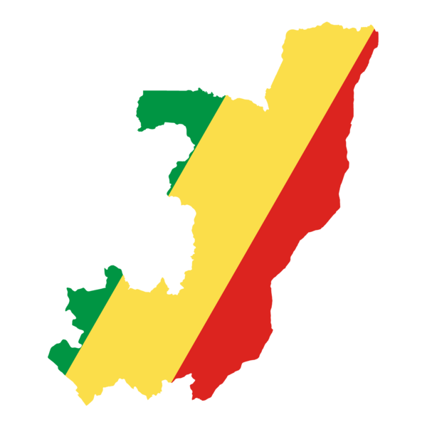 Flag map of the Republic of the Congo Logo PNG Vector (SVG) Free Download