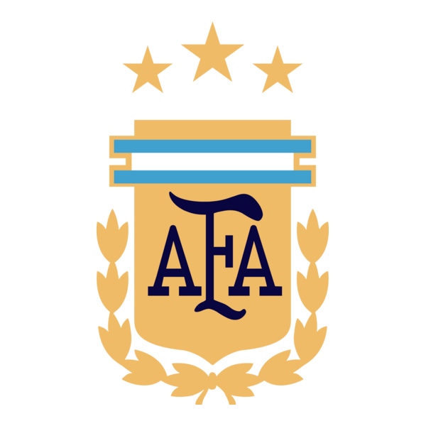 escudo AFA Argentina 3 Star 2026 Original Logo PNG Vector (AI, PDF ...