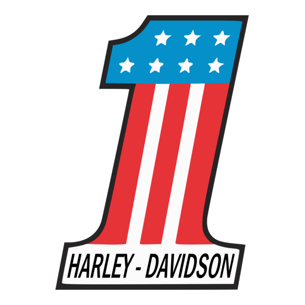 Harley Davidson American Flag Logo PNG Vector (SVG) Free Download