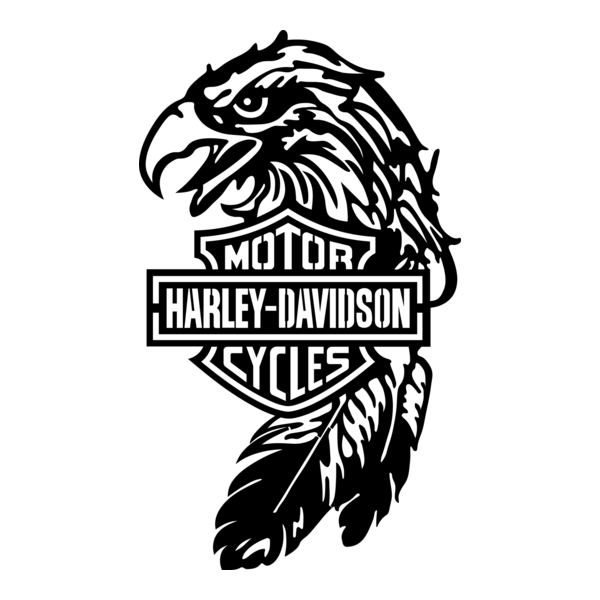 Harley Davidson Motorcycles Eagle Logo PNG Vector (SVG) Free Download