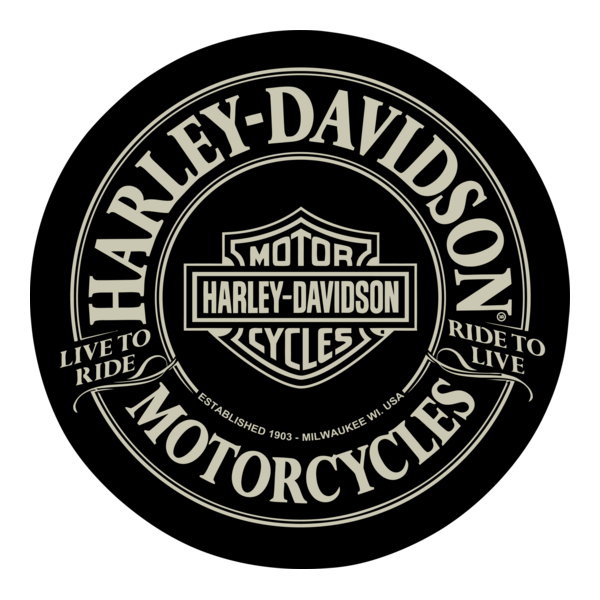 Harley Davidson Motorcycles Live To Ride Logo PNG Vector (SVG) Free ...
