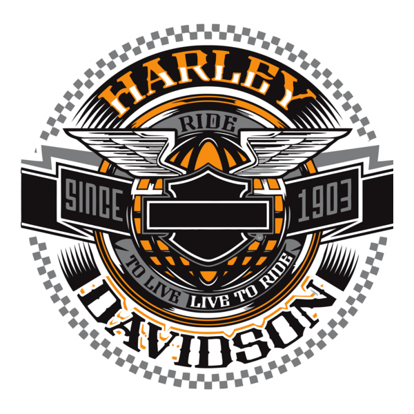Harley Davidson Motorcycles Live To Ride Logo PNG Vector (SVG) Free ...