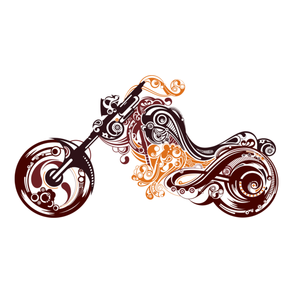 Harley Davidson Ornate Style Bike Logo PNG Vector (SVG) Free Download