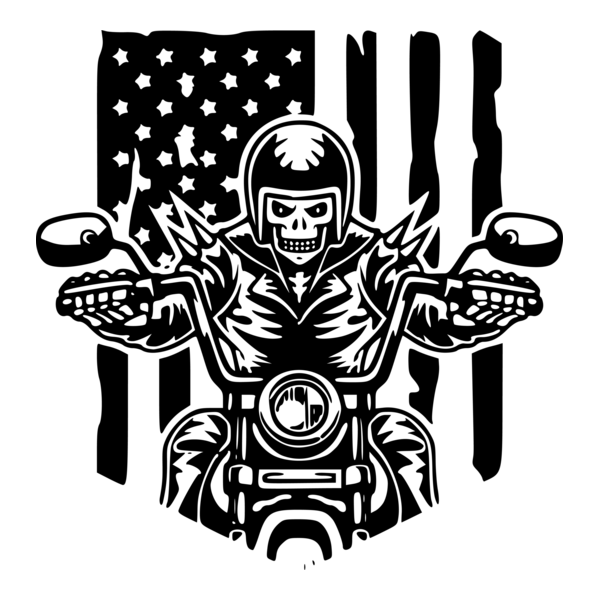 Harley Davidson Skull Biker Logo PNG Vector (SVG) Free Download