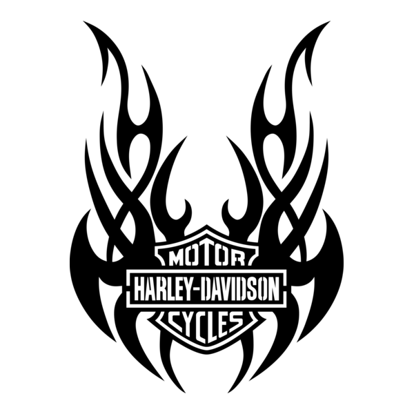 Harley Davidson Tribal Logo PNG Vector (SVG) Free Download