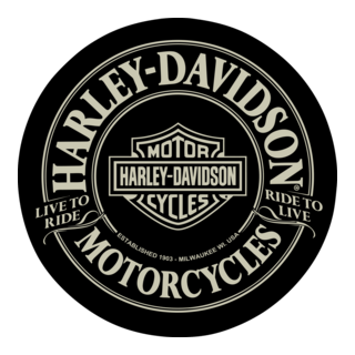 Harley Davidson Motorcycles Live Logo PNG Vectors Free Download