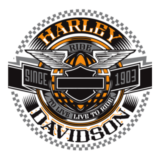 Harley Davidson Motorcycles Live Logo PNG Vectors Free Download