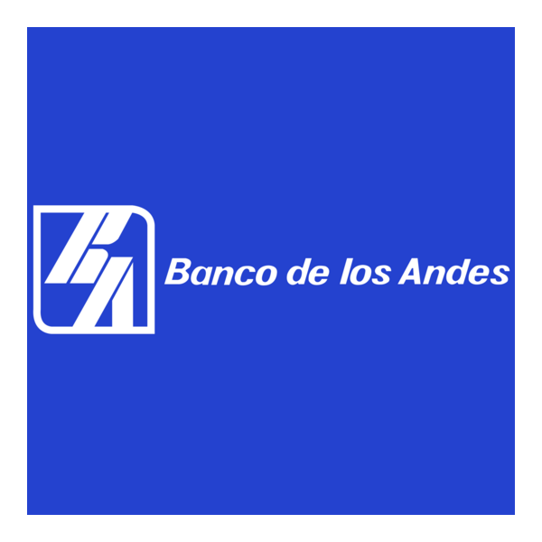 Banco de los Andes horizontal fondo azul Logo PNG Vector (AI) Free Download